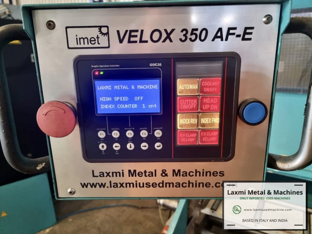 AUTOMATIC CIRCULAR SAW, IMET (Italy) - VELOX 350 AF-E - Laxmi Metal ...