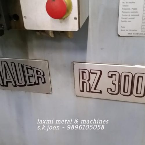 HIGH PRECISION GEAR GRINDER, REISHAUER - RZ 300 E - Laxmi Metal ...