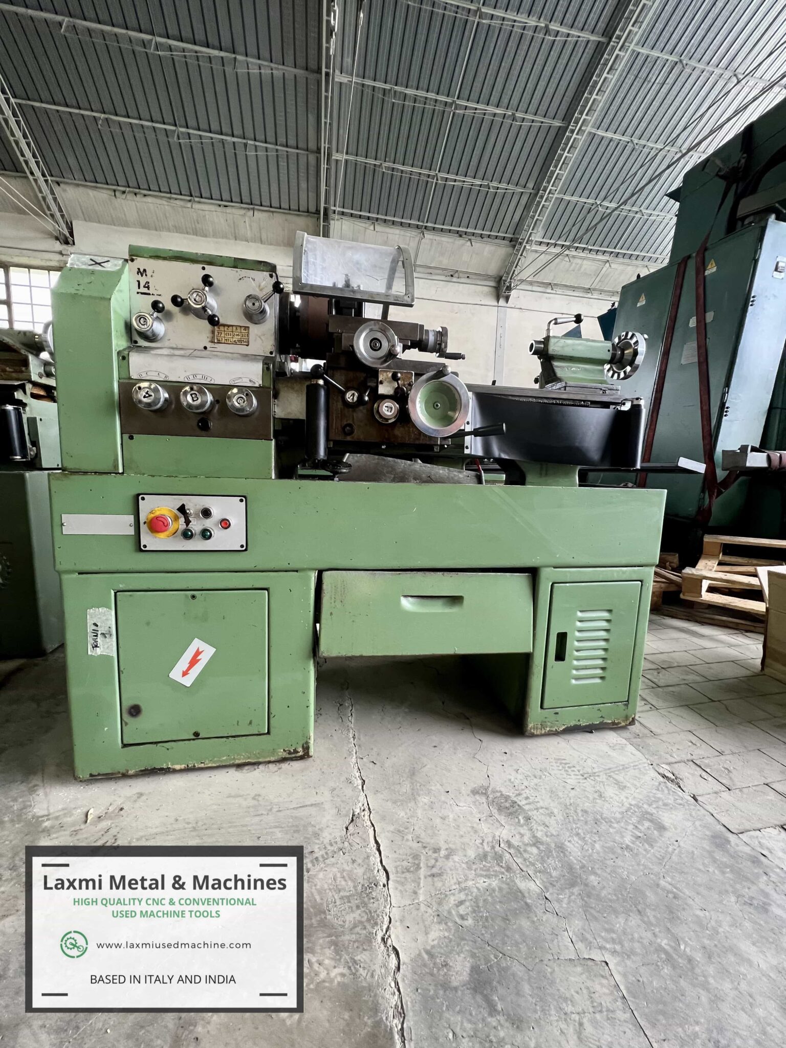 LATHE MACHINE, ANGELINI - MAS 140 - Laxmi Metal & Machines, Rohtak