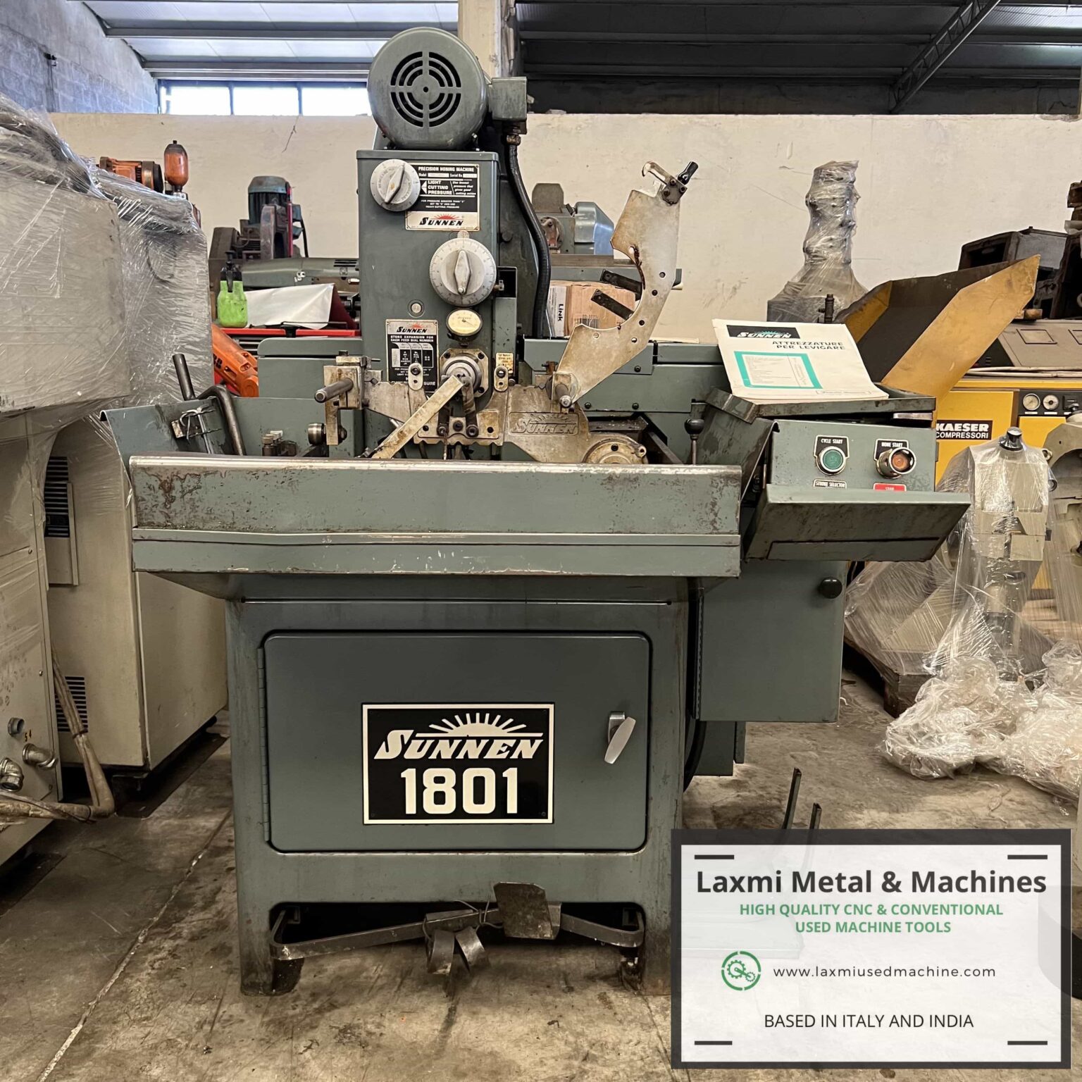 HONING MACHINE, SUNNEN - MBC 1801G - Laxmi Metal & Machines, Rohtak