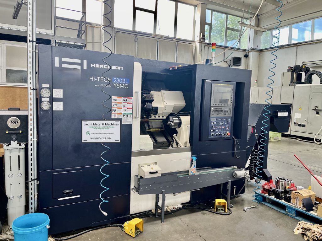 6 AXIS CNC TURNING CENTER, HWACHEON - HITECH 230BL YSMC - Laxmi Metal ...